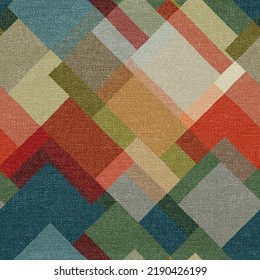 Rug Seamless Texture Geometric Pattern Ethnic Stock Illustration ...