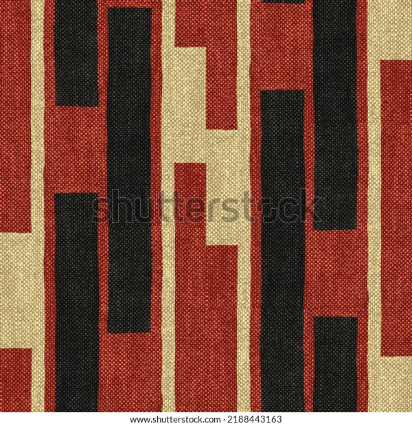 Rug Seamless Texture Stripes Pattern Ethnic Stock Illustration ...