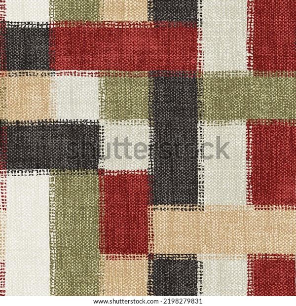 Rug Seamless Texture Stripes Pattern Ethnic Stock Illustration ...