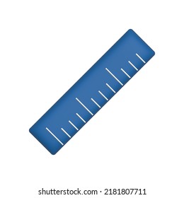 Ruler 3d Object Illustration Rendering Icon Stock Illustration ...