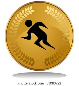 Runner Coin Stock Illustration 33083722 | Shutterstock