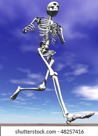Running Skeleton Stock Illustration 48257416 | Shutterstock