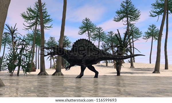 Running Spinosaurus Stock Illustration 116599693 | Shutterstock