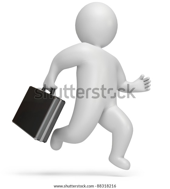 Rush Work On White Background 3d Stock Illustration 88318216 | Shutterstock