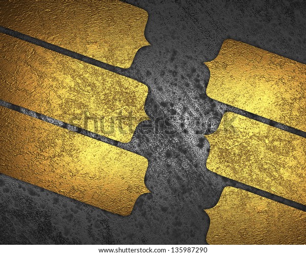Rust Metal Texture Background Gold Pointers Stock Illustration ...