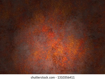 Rust Wall Background Spot Light Effect: ภาพประกอบสต็อก 1310356411 ...