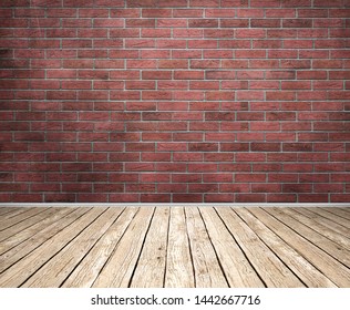 Rustic Empty Room Background Indoor 3d Stock Illustration 1442667716 ...