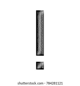Rustic Gray Stone Exclamation Point Sign Stock Illustration 784281121 ...