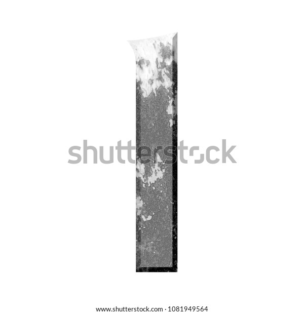Rustic Stone Letter L Lowercase 3d Stock Illustration 1081949564 ...