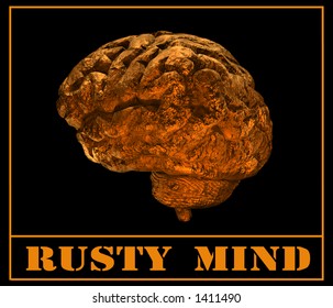 Rusty Brain Mind Stock Illustration 1411490 | Shutterstock