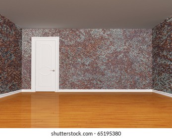 Rusty Empty Room Door Stock Illustration 65195380 | Shutterstock