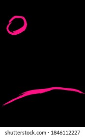 Sad Face One Eye Missing Stock Illustration 1846112227 | Shutterstock