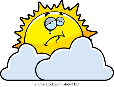 Sad Sun: vector de stock (libre de regalías) 46675447 | Shutterstock