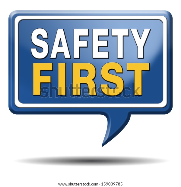 Safety First Rules Security Work Safe 库存插图 159039785 | Shutterstock