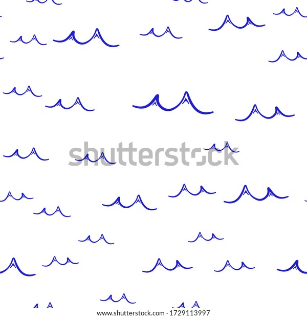 Sailor Texture Marine Seamless Pattern Cartoon Stock Illustration ...