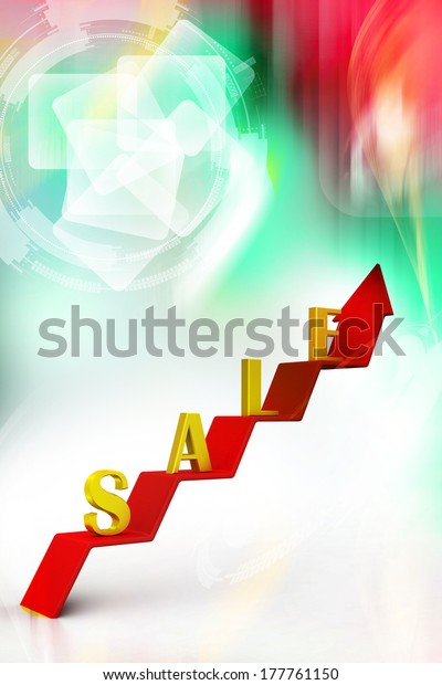 Sales Growth Graph Stock Illustration 177761150 | Shutterstock