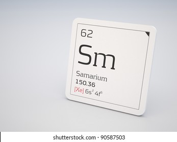 Samarium Element Periodic Table Stock Illustration 90587503 | Shutterstock