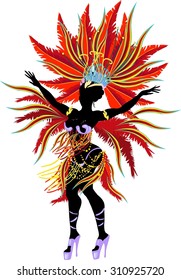 Samba Dancer Stock Illustration 310925720 | Shutterstock