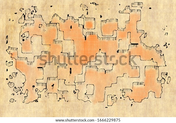 Sample Ancient Map Land Stock Illustration 1666229875 | Shutterstock