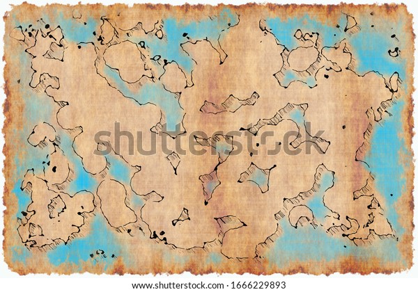 Sample Ancient Map Land Stock Illustration 1666229893 | Shutterstock