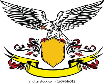 Sample Eagle Logo Stock Illustration 1609846012 | Shutterstock