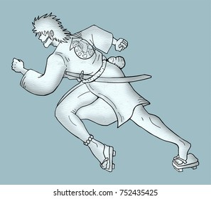 Silhouette Two Wrestlers Performing Suplex Symbol 库存矢量图（免版税）1743560369 ...