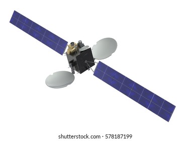 Satellite 3d Rendering Stock Illustration 578187199 | Shutterstock