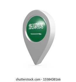 Saudi Arabia Frag Map Pointer 3d Stock Illustration 1558438166 ...