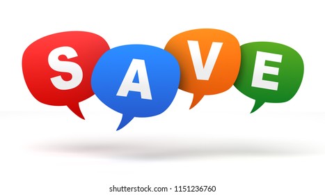 News Speech Bubbles 3d Concept Illustration Stock Illustration ...