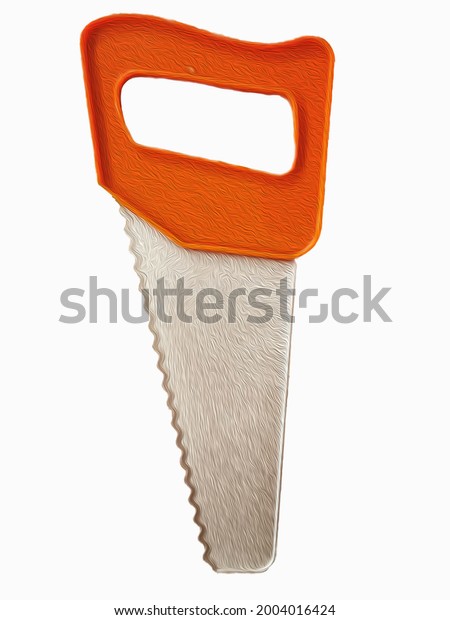 Saw Texture Oil Paint Stock Illustration 2004016424 | Shutterstock