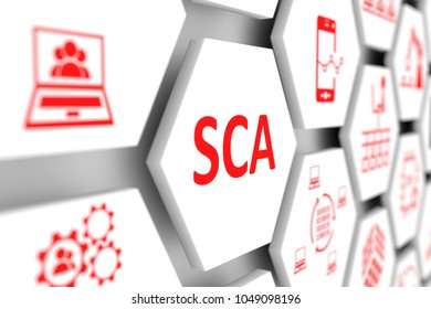 Sca Concept Cell Blurred Background 3d Stock Illustration 1049098196 ...