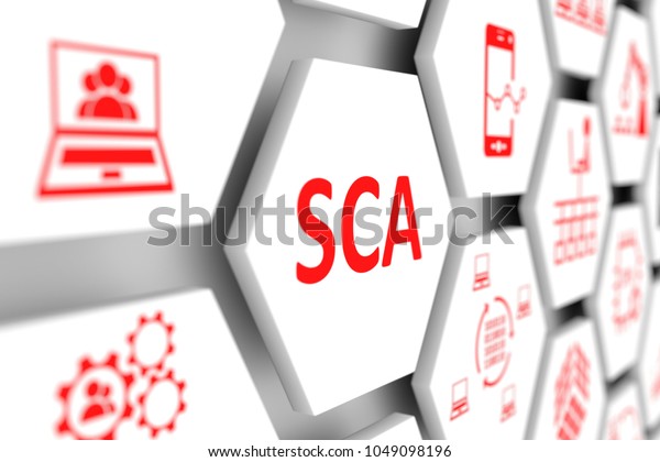 Sca Concept Cell Blurred Background 3d Stock Illustration 1049098196 ...