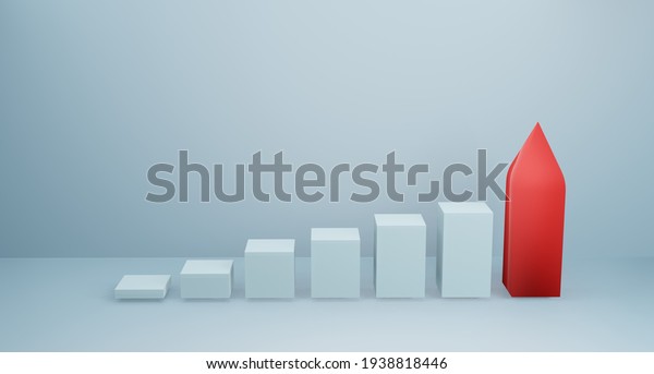 Scale Bar Growth Chart Visualization 3d Stock Illustration 1938818446 ...