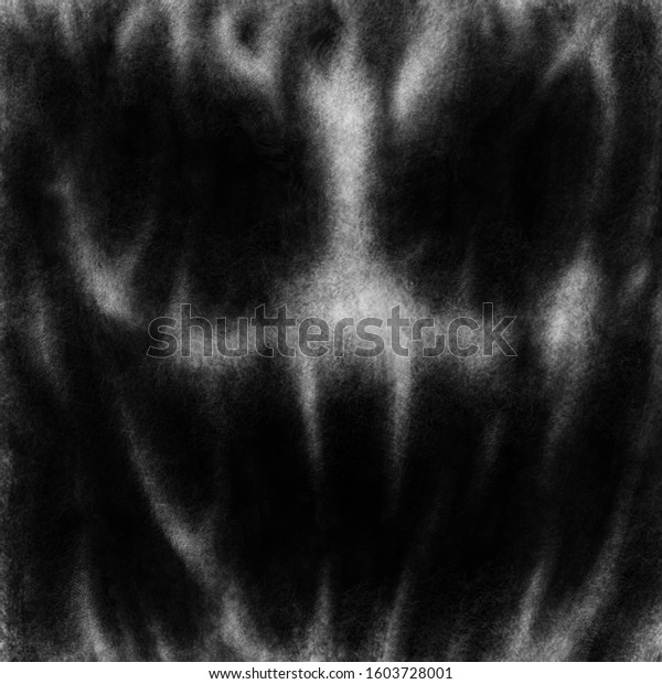Scary Evil Ghost Face Opened Mouth Stock Illustration 1603728001 ...