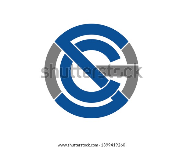 Scg Original Monogram Logo Design Stock Illustration 1399419260