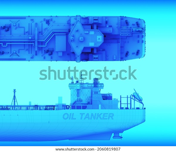 Scheme Doubleacting Tanker Bow Loading System Stock Illustration ...