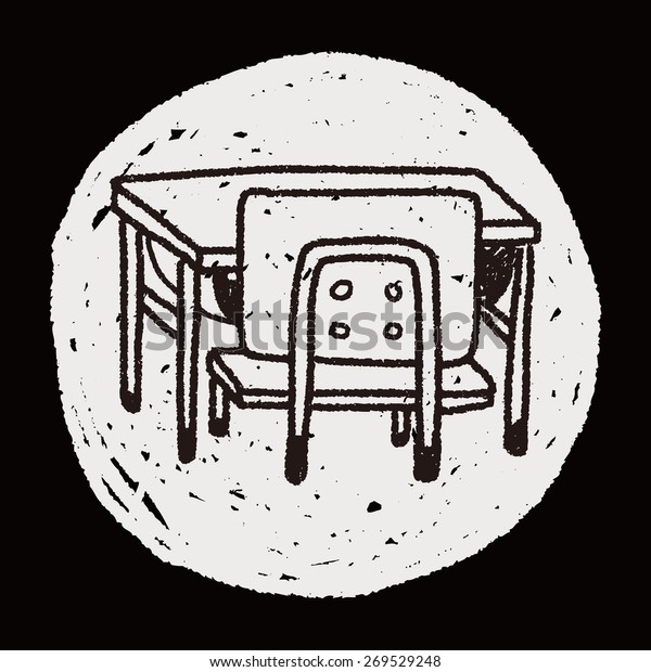 School Desk Doodle Stock Illustration 269529248 | Shutterstock
