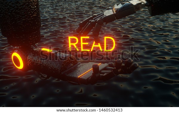 Sci Fi Reading Theme Material Composed Stock Illustration 1460532413 ...