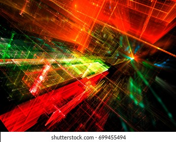 Sci Fi Virtual Reality Background Abstract Stock Illustration 699455494 ...