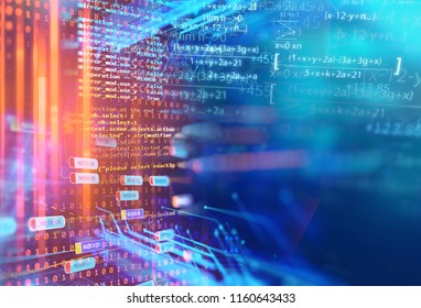 Science Formula Math Equation Abstract Background Stock Illustration ...