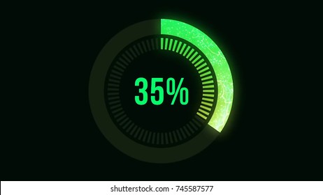 Science Futuristic Loading Circle Ring Loading Stock Illustration 745587574