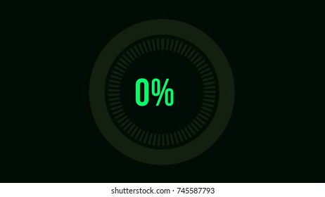 Science Futuristic Loading Circle Ring Loading Stock Illustration ...
