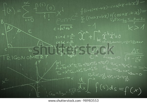 Science Mathematics Physics Illustration Stock Illustration 98983553 ...