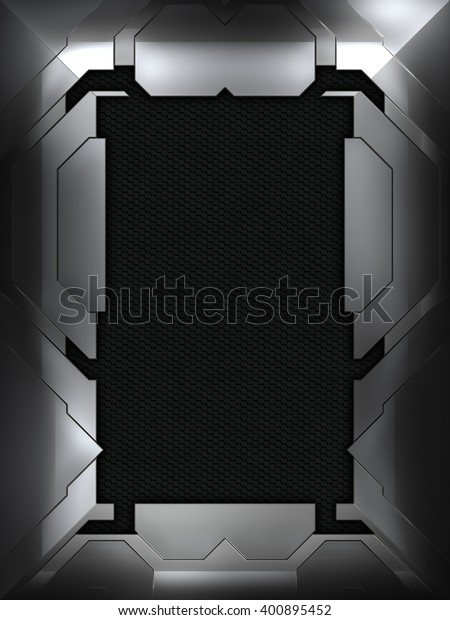 Scifi Menu Background Stock Illustration 400895452