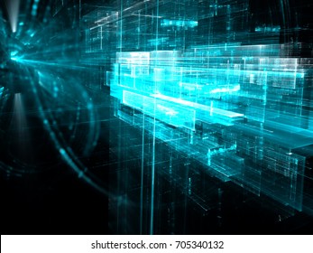 Scifi Technology Background Abstract Computergenerated Image 스톡 일러스트 ...