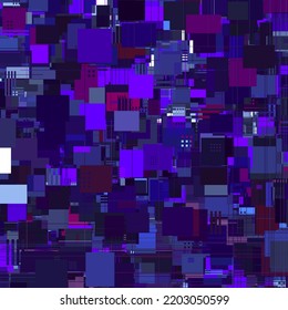 Scifi Technology Background Pattern Used Clothing Stock Illustration ...