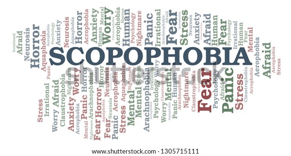 Scopophobia Word Cloud Stock Illustration 1305715111 | Shutterstock