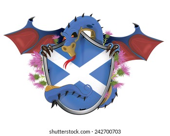 41 Scot Dragon Images, Stock Photos & Vectors | Shutterstock