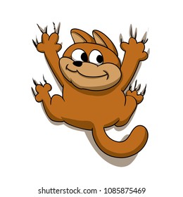 Scratch Cat Cartoon Stock Illustration 1085875469 | Shutterstock