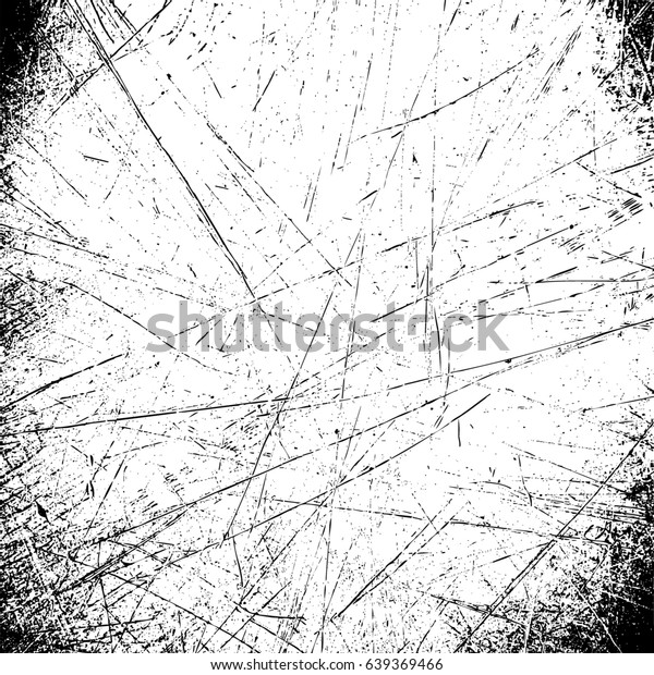 Scratch Pattern Template Black White Decor Stock Illustration 639369466